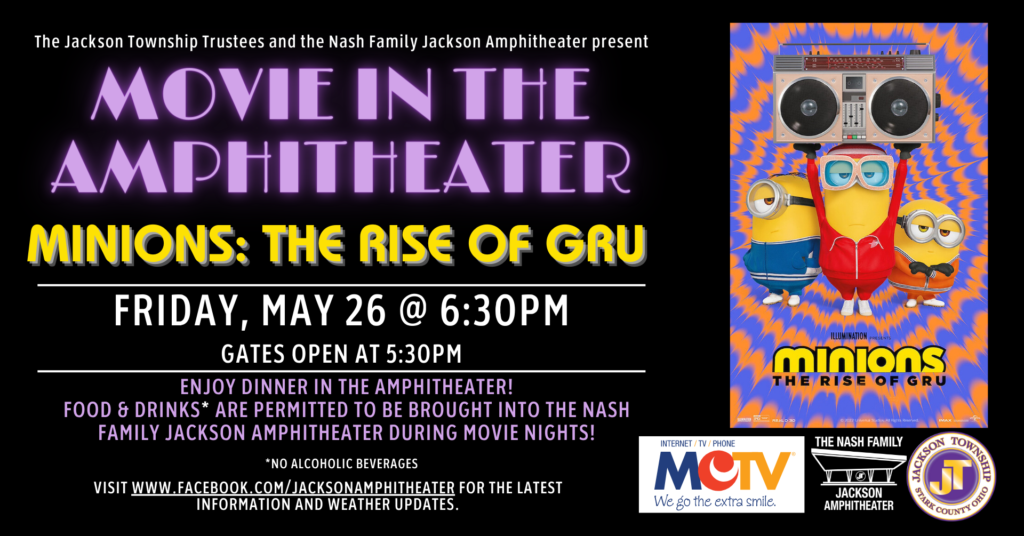 Movie in the Amphitheater, Presented by MCTV Ohio - Minions: The Rise ...